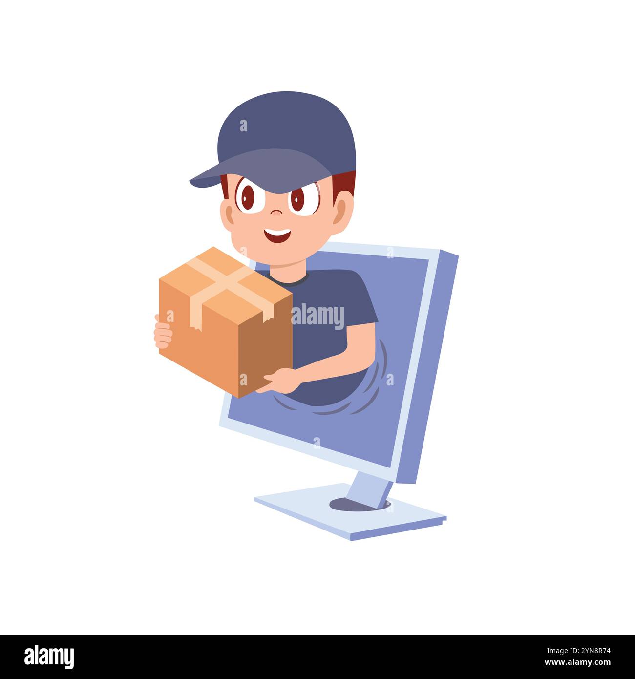 Bringing Your Orders to Life. Vector Illustration Stock Vector Image ...