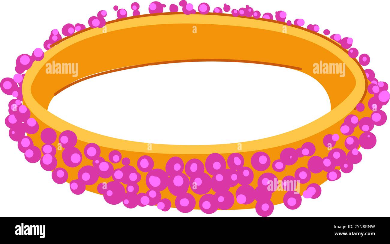 traditional bracelet churi indian cartoon. modern diamond, gemstone ...