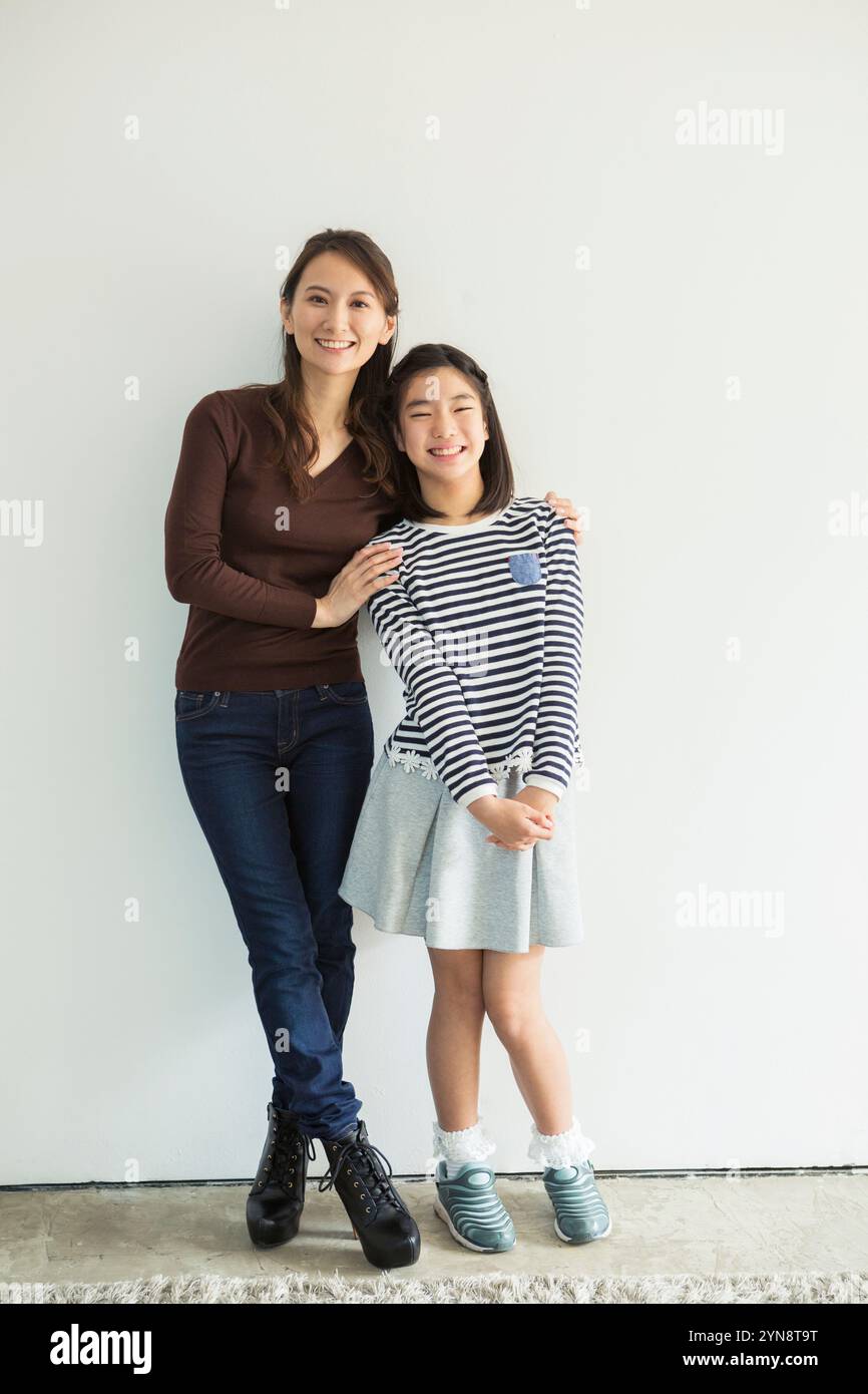Portraits of good friends (parents and children Stock Photo - Alamy