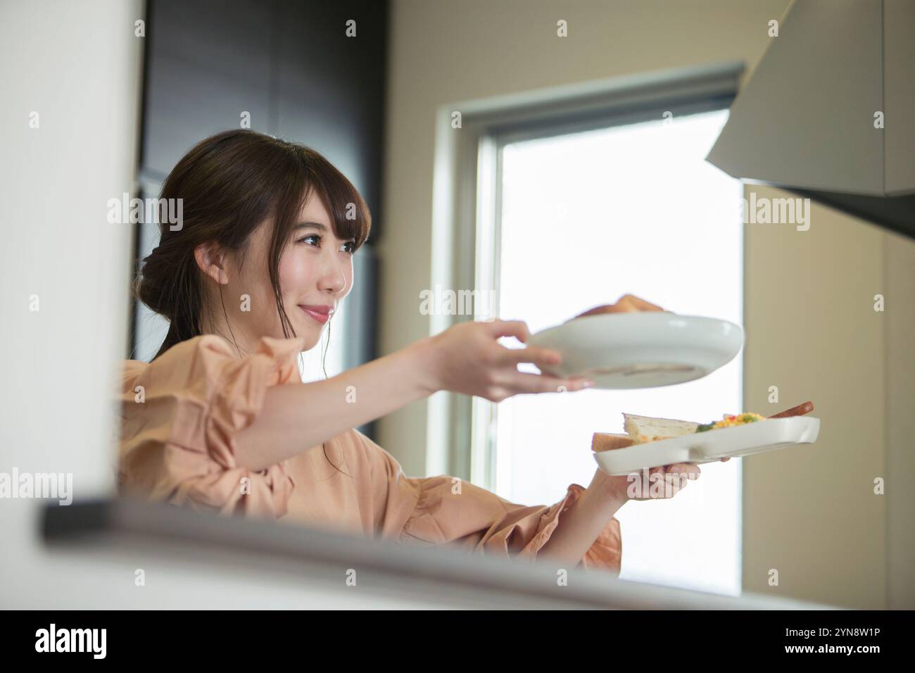Receiving food hi-res stock photography and images - Alamy