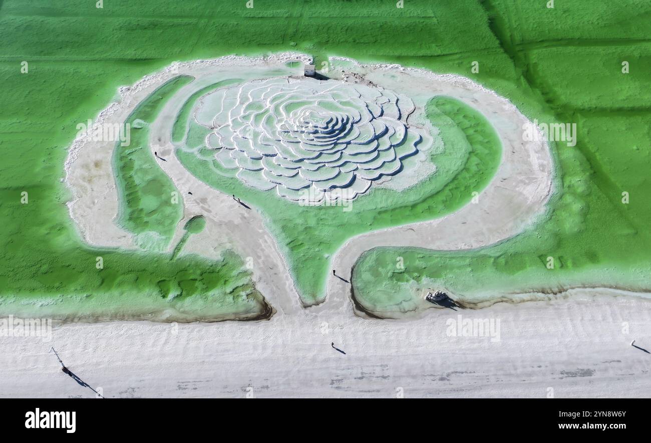 Golmud,China.22th November 2024. Photo shows the beautiful scenery of ...