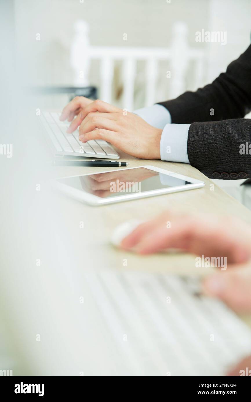 Man on keyboard spring hi-res stock photography and images - Alamy