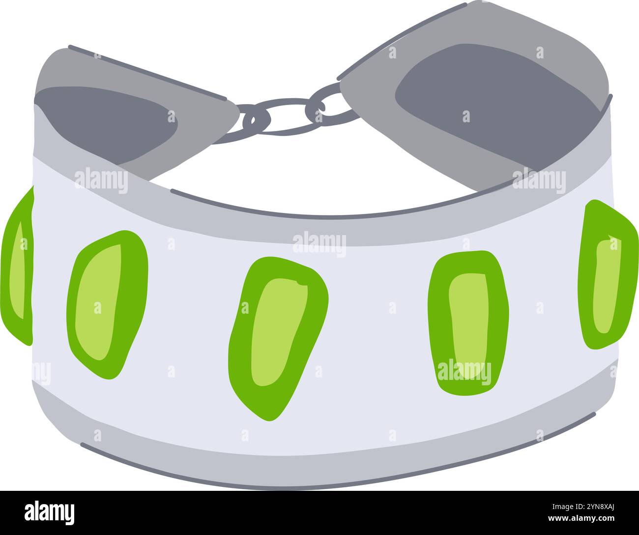 bangle bracelet silver cartoon vector illustration Stock Vector Image ...