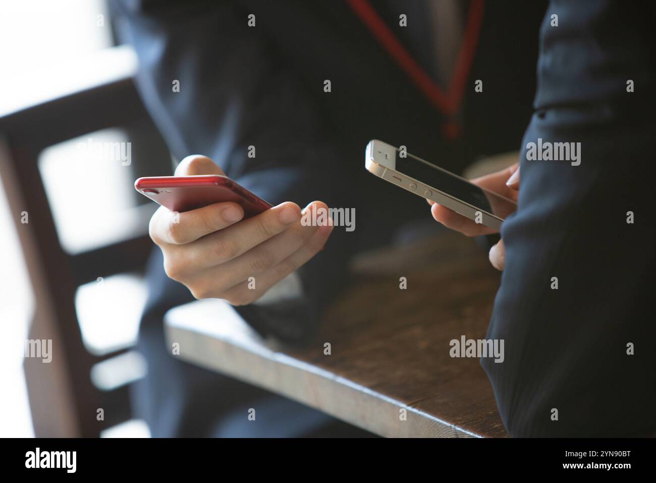 Showing each other hi-res stock photography and images - Alamy