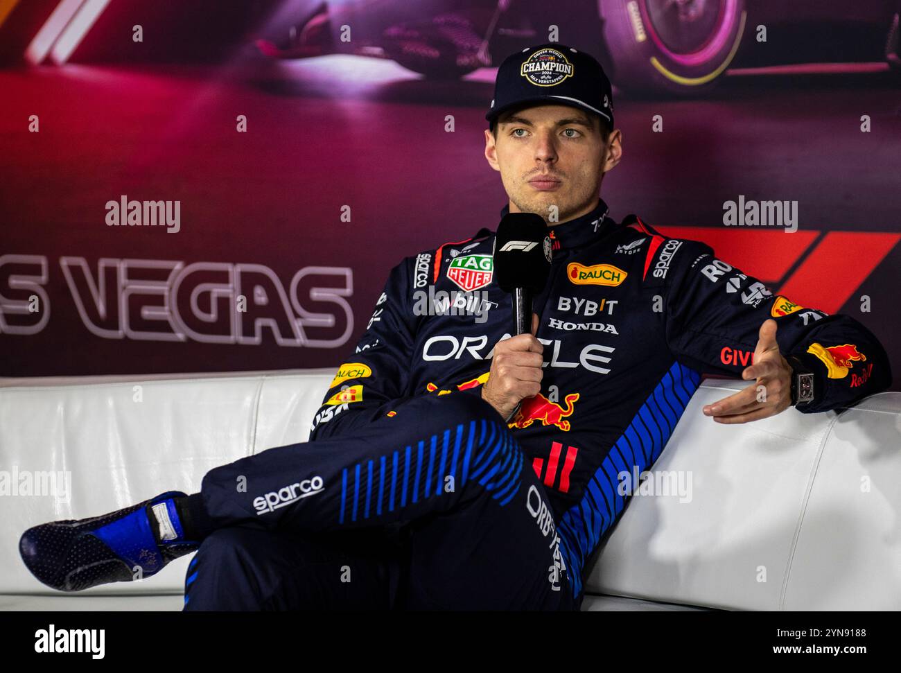 November 23 2024 Las Vegas NV, USA Red Bull Racing driver Max ...