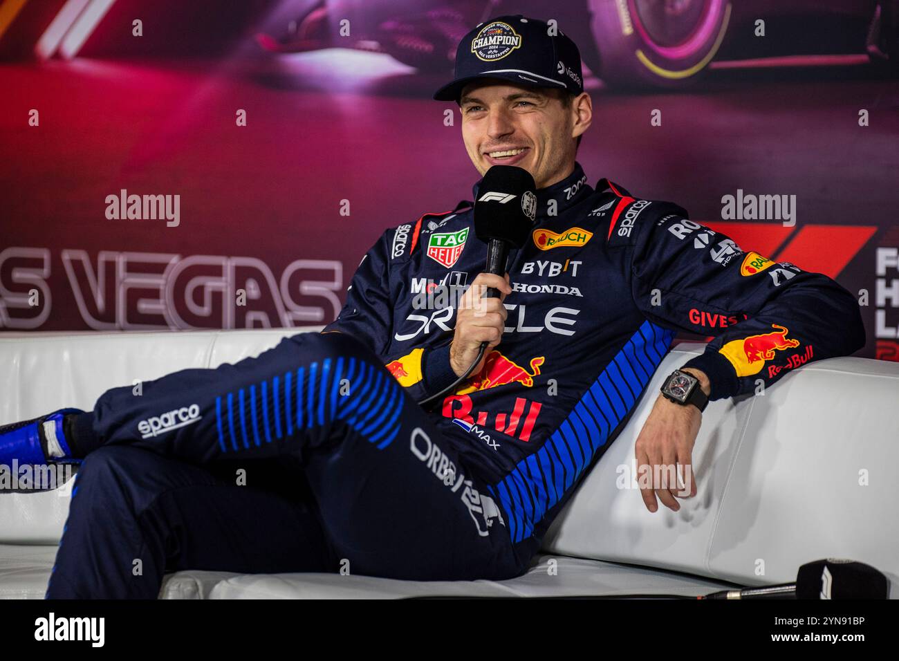 November 23 2024 Las Vegas NV, USA Red Bull Racing driver Max ...