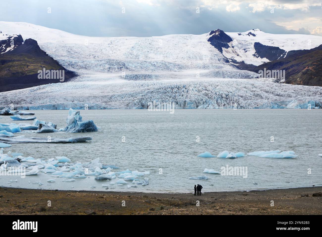 Vatnajokull glacier, also known as the Water Glacier, is the largest ...