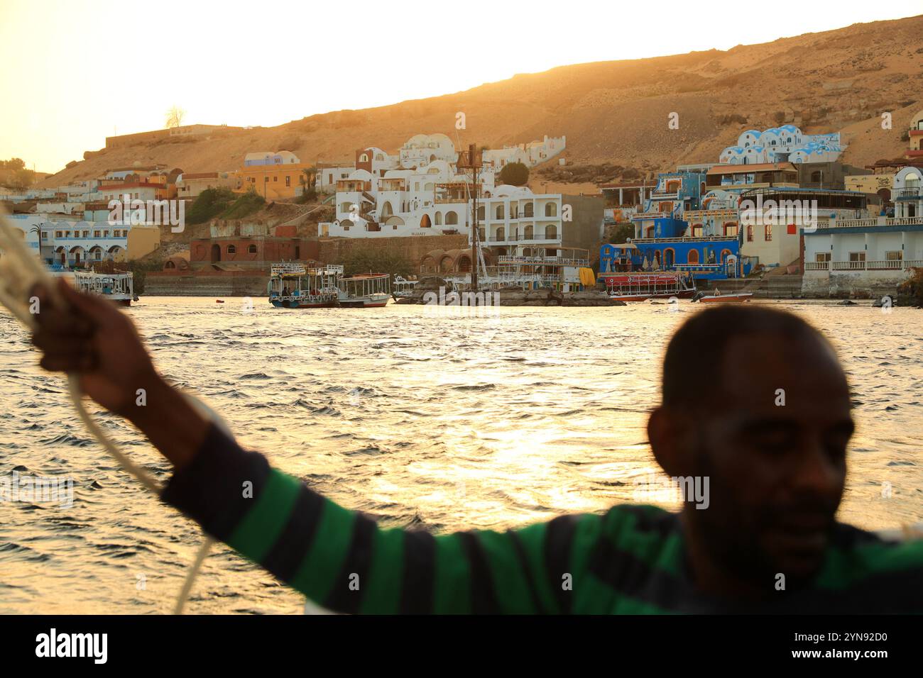 Cairo, Egypt. 24th Nov, 2024. This photo shows a view of the Nubian ...