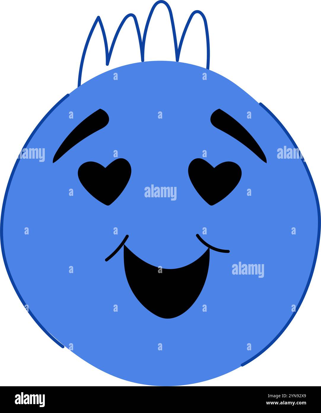 amusement comic face cartoon vector illustration Stock Vector Image ...