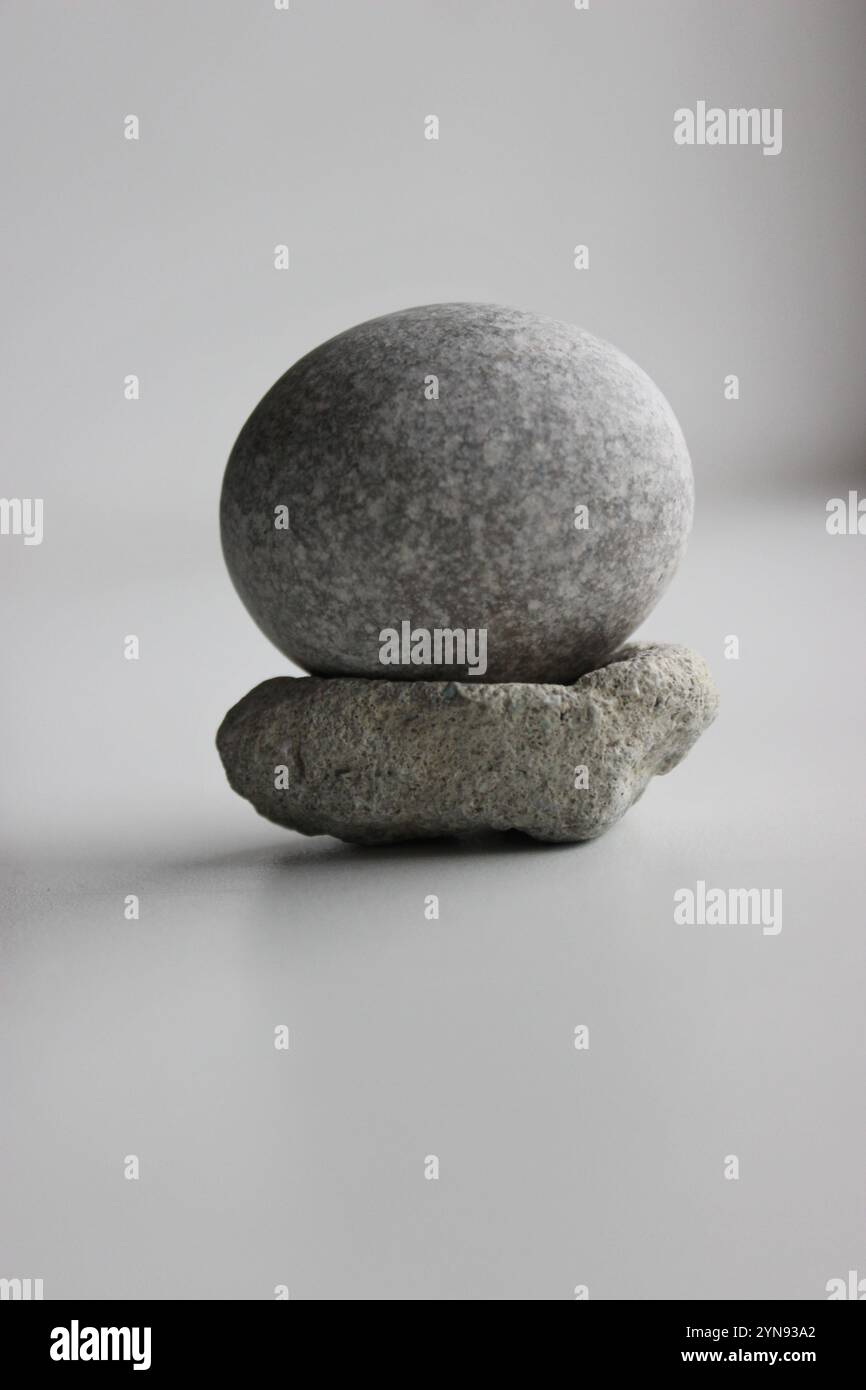 Smooth round stone hi-res stock photography and images - Alamy