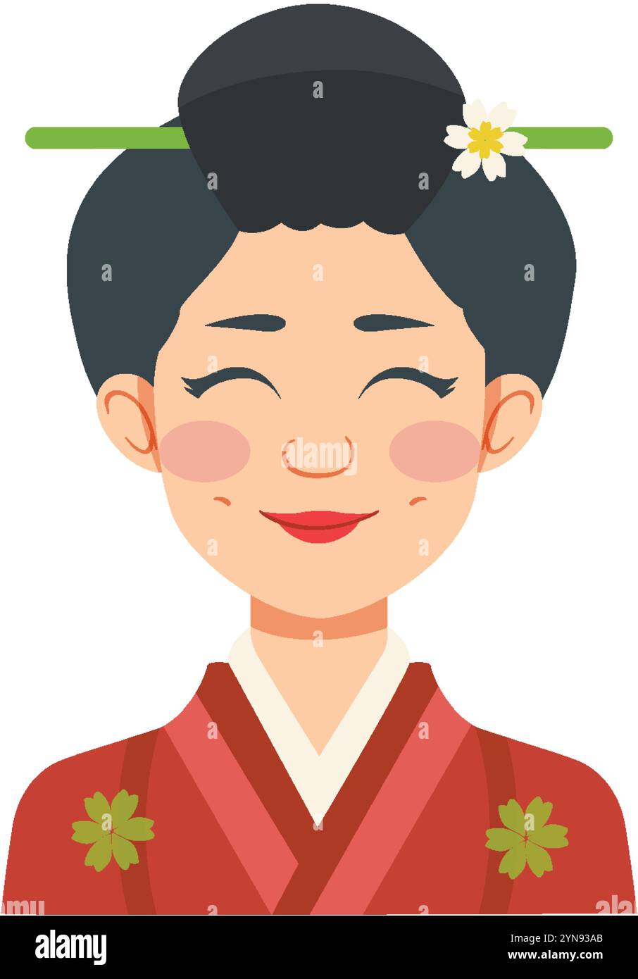 Woman avatar in traditional Cut Out Stock Images & Pictures - Alamy