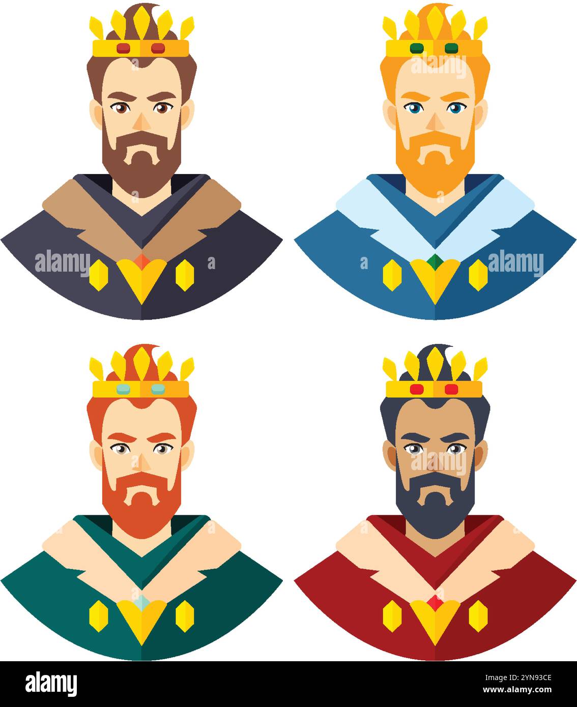 Noble portraits Stock Vector Images - Alamy
