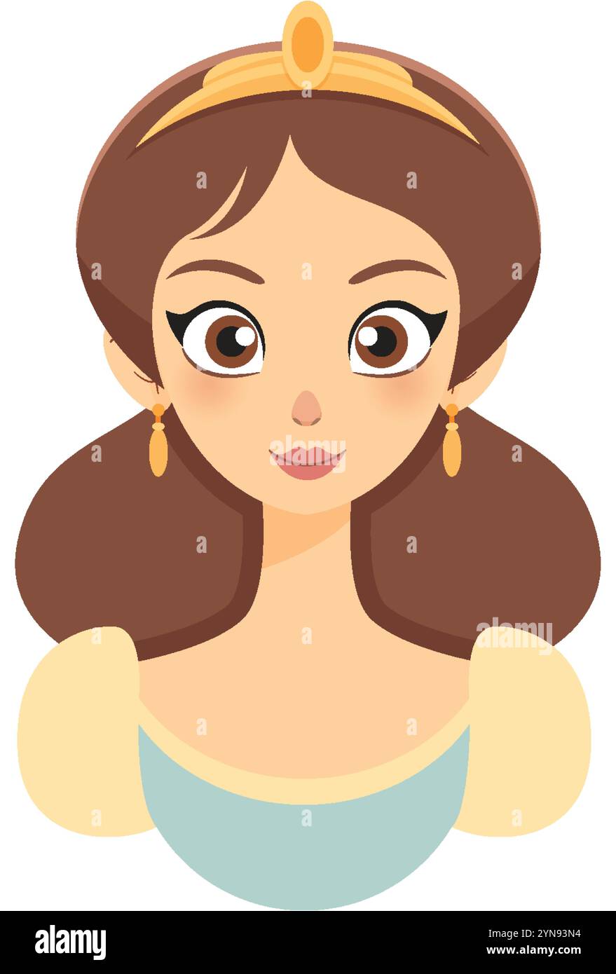 Fantasy portrait beautiful girl princess Cut Out Stock Images ...