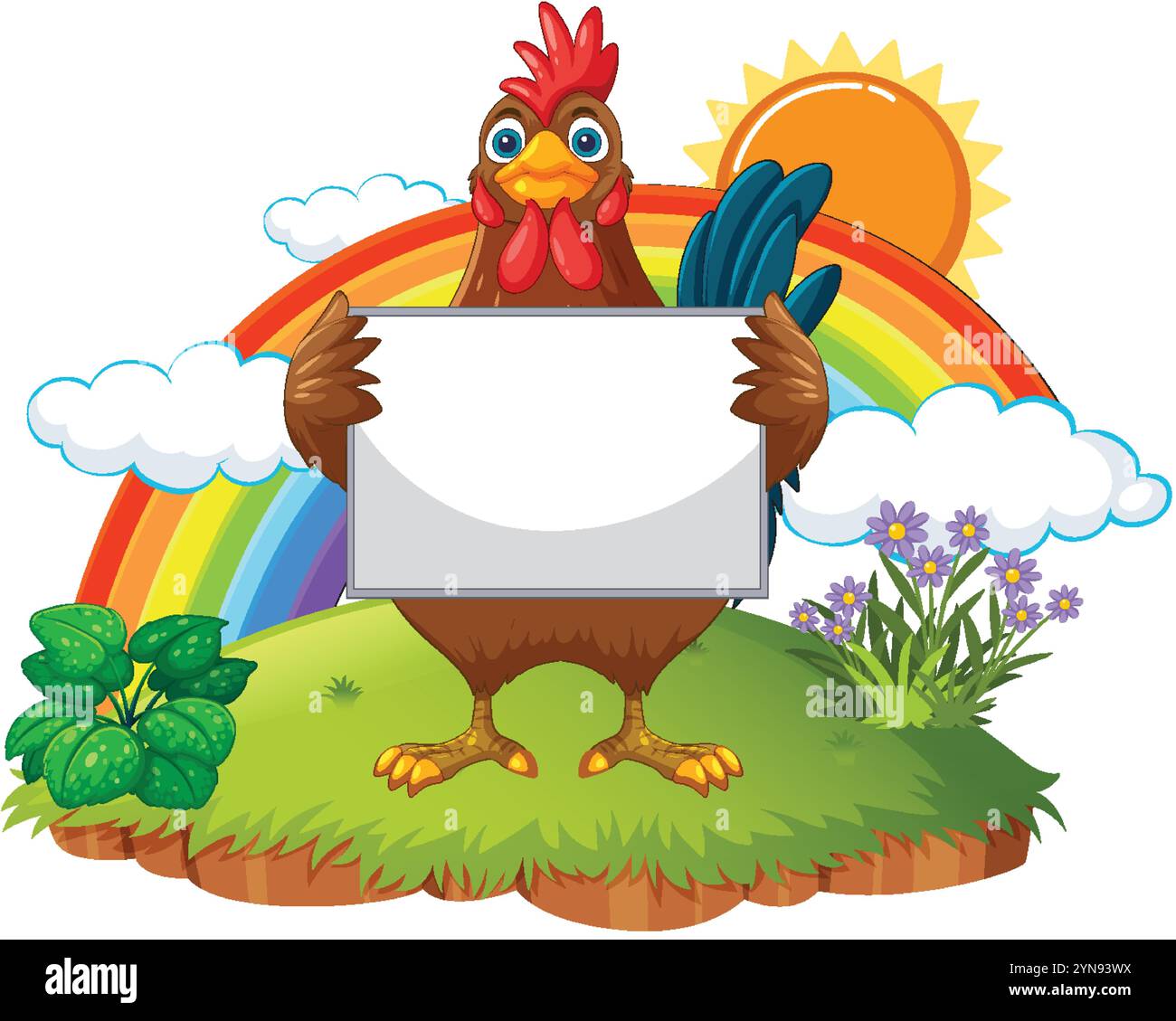 Cartoon design palette holding Stock Vector Images - Alamy