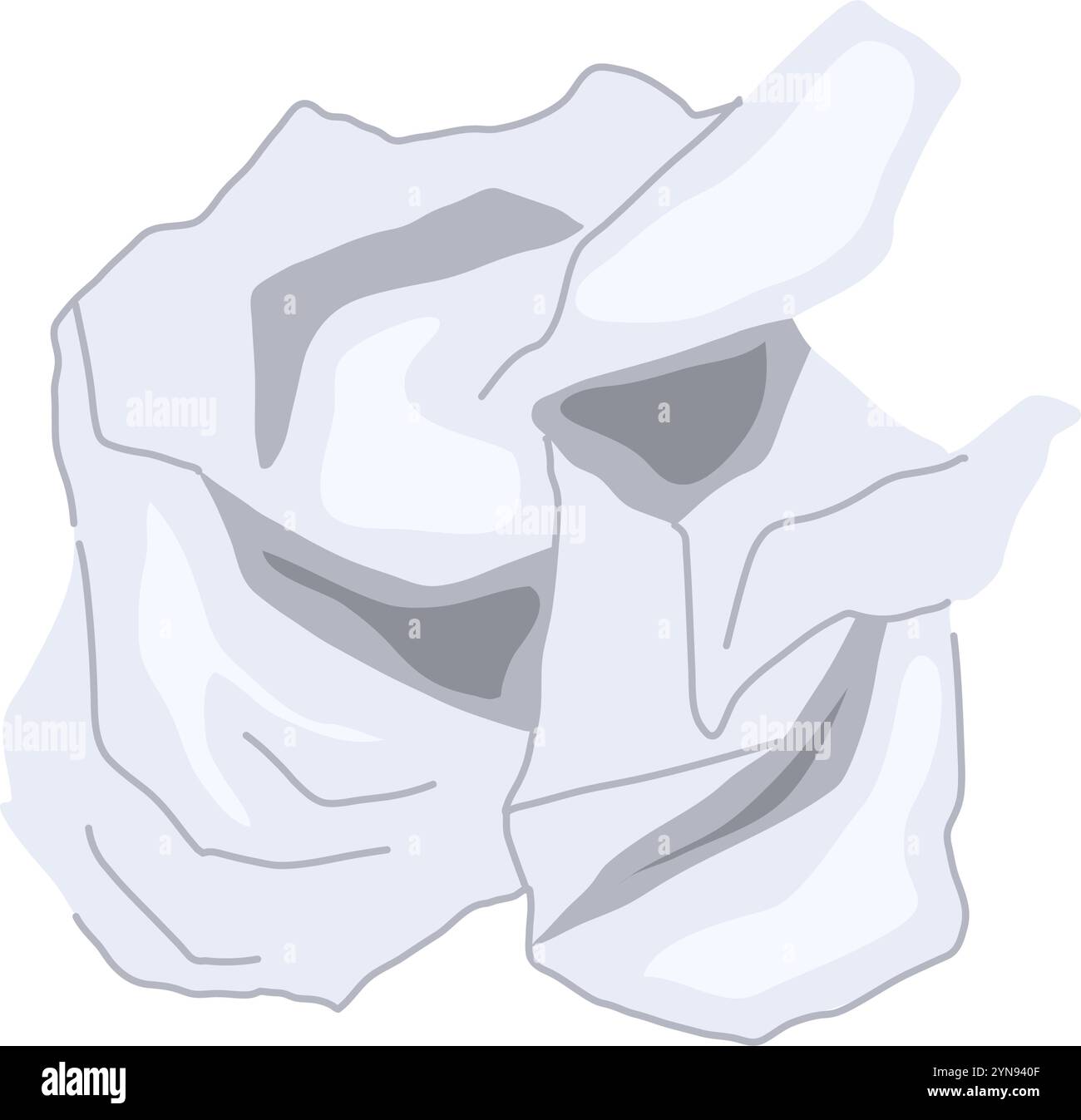 toss crumpled paper balls cartoon vector illustration Stock Vector ...