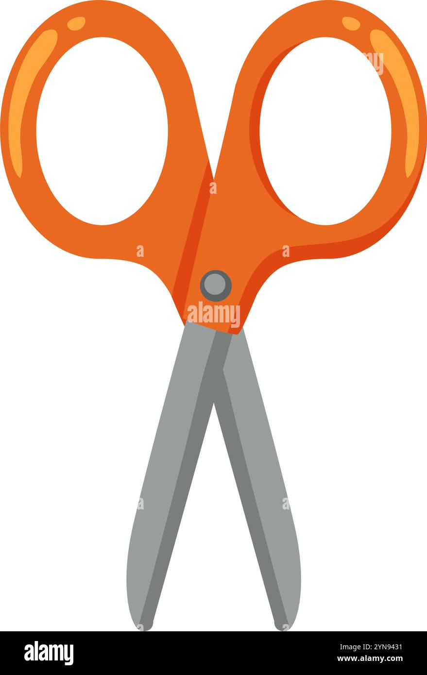 Simple clean illustration scissors Cut Out Stock Images & Pictures - Alamy