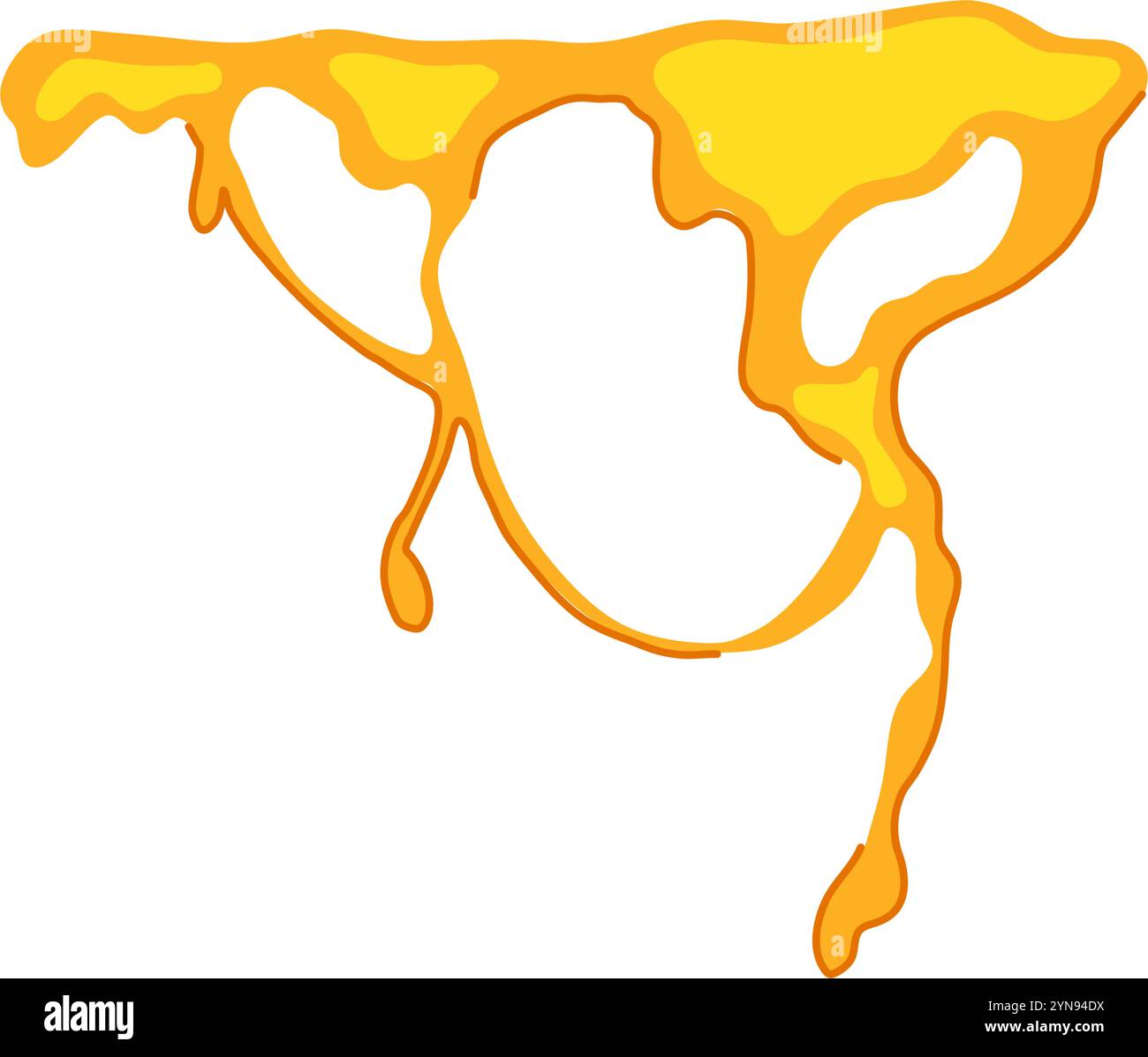 driveway dripping oil stain cartoon vector illustration Stock Vector ...