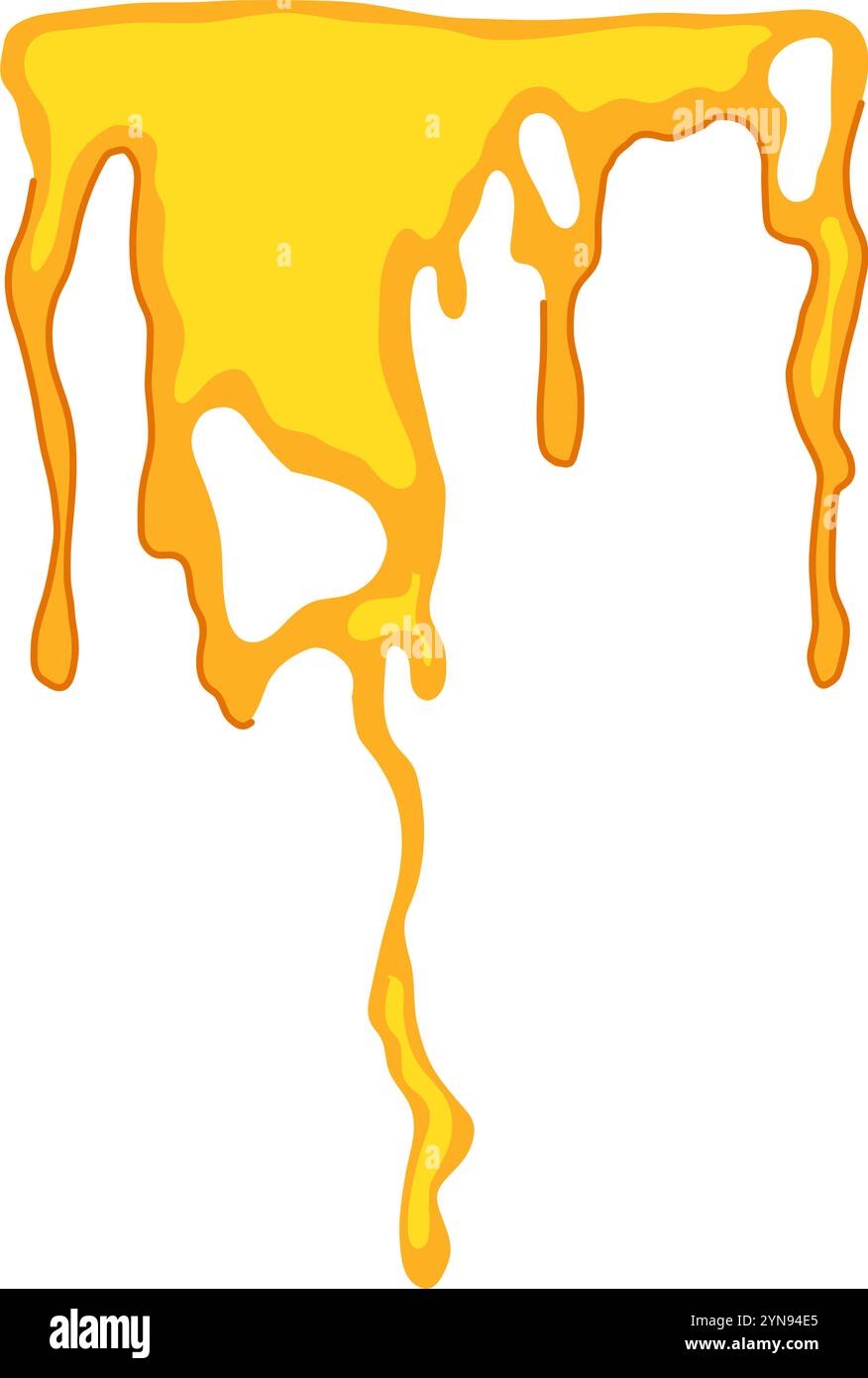 pavement dripping oil stain cartoon vector illustration Stock Vector ...