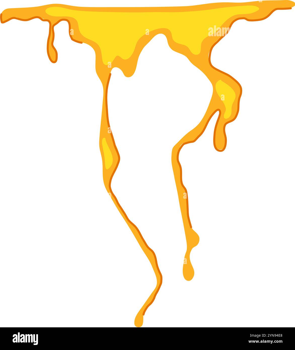 garage dripping oil stain cartoon vector illustration Stock Vector ...