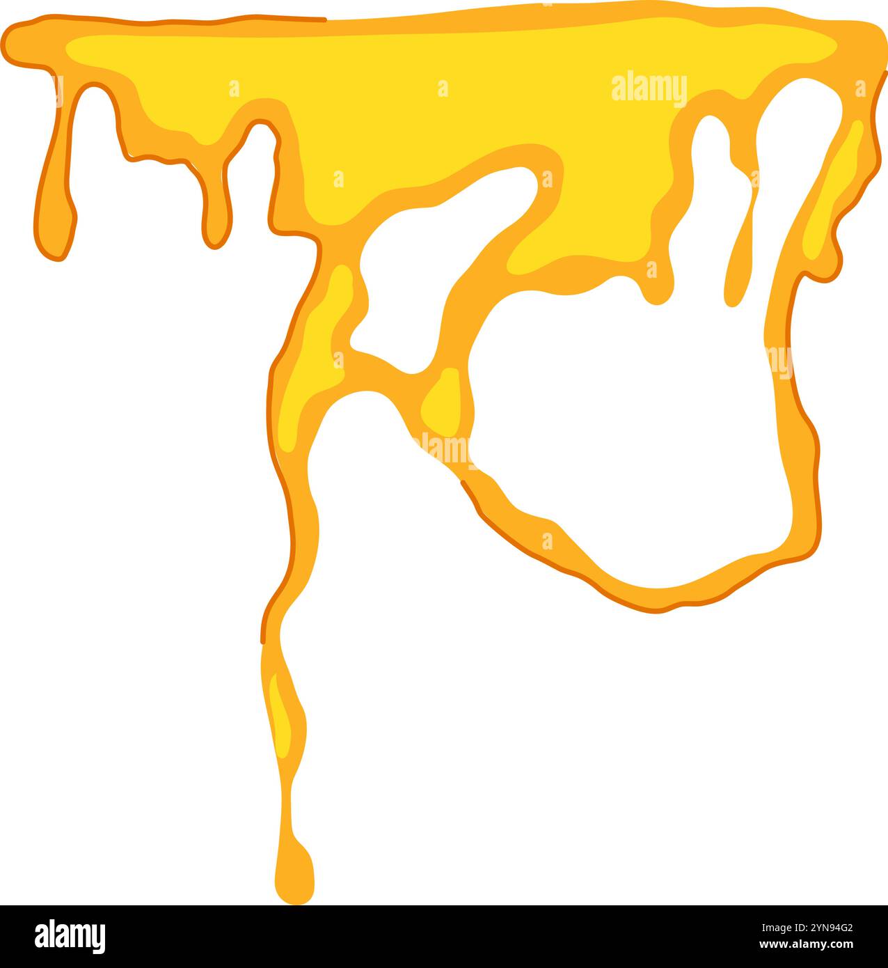 spill dripping oil stain cartoon vector illustration Stock Vector Image ...