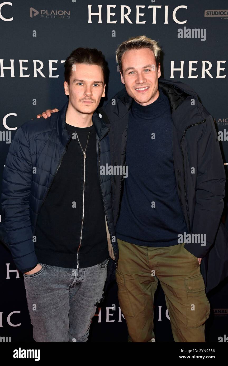 Amadeus Strobl und Max Felder bei der Premiere des Kinofilms 'Heretic' in der Astor Film Lounge ...
