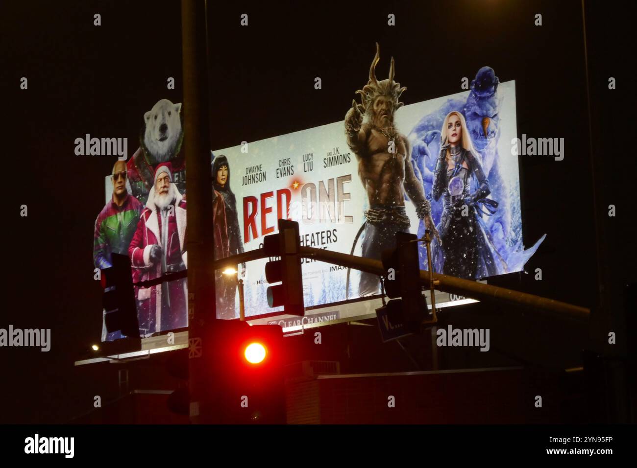 Los Angeles, California, USA 24th November 2024 Red One Billboard with ...