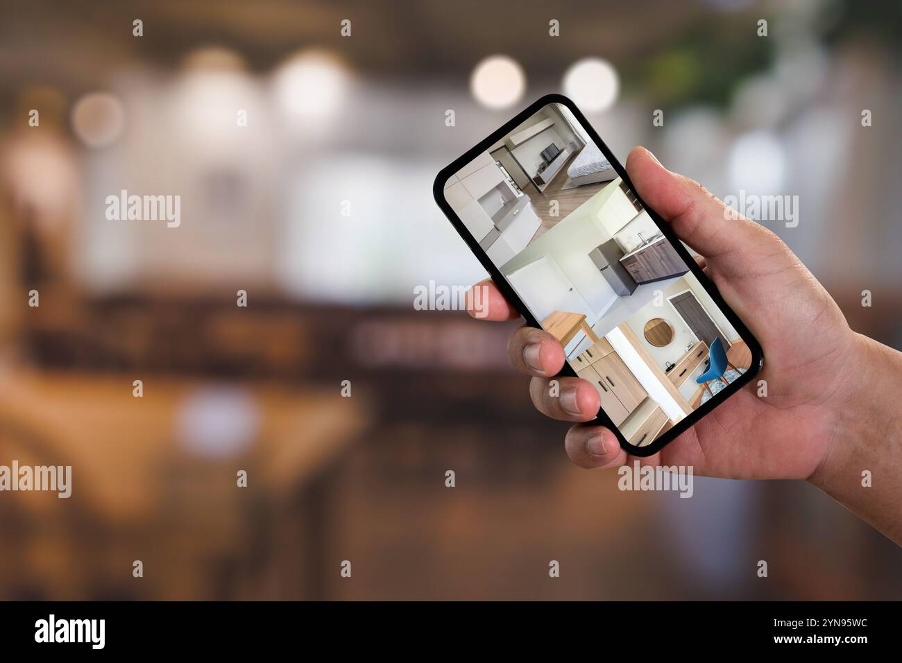 camera home CCTV camera mobile connect with security camera Stock Photo ...