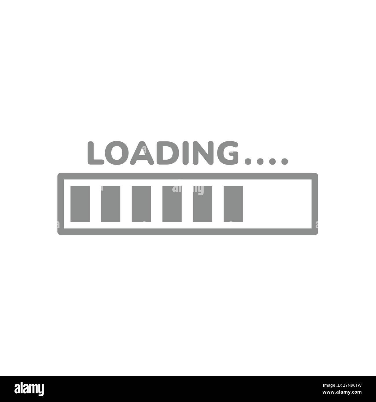 Webpage Loading Bar Vector Icon Loading Progress Black Symbol Stock Vector Image And Art Alamy