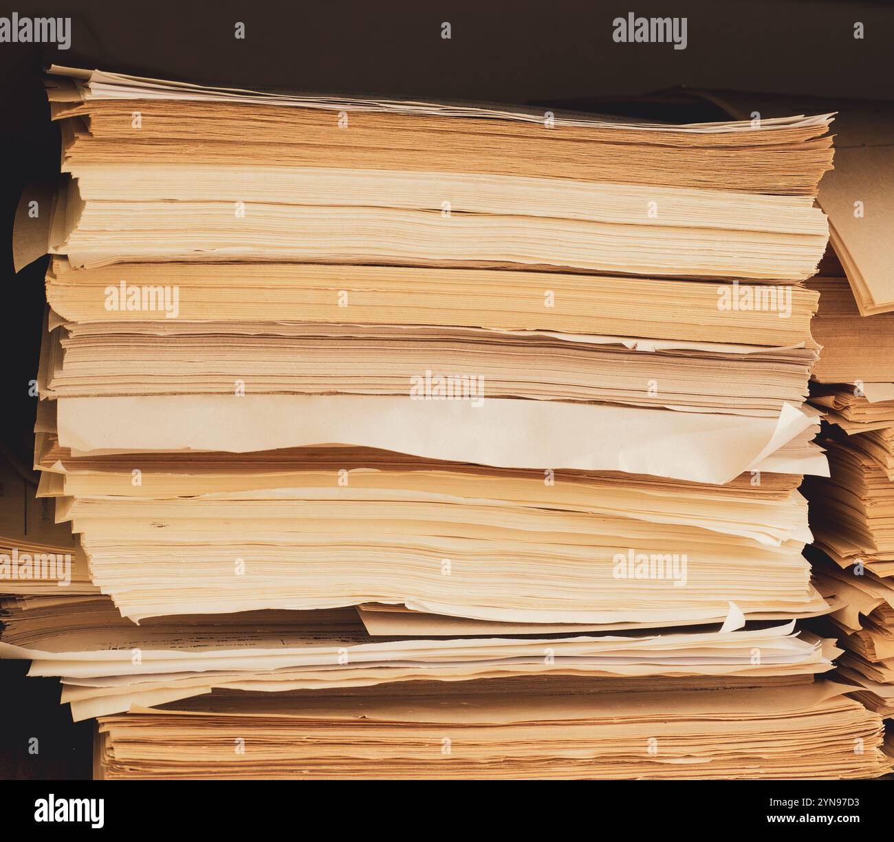 Stack of records on white hi-res stock photography and images - Alamy
