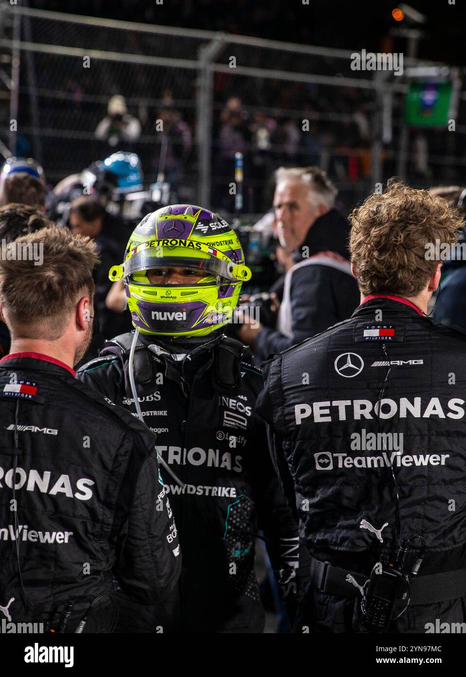 Lewis hamilton grid 2024 hi-res stock photography and images - Alamy