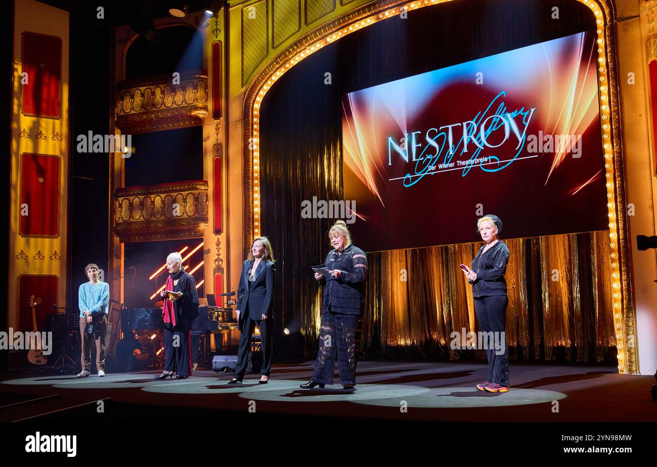 Vienna, Austria. 24th Nov, 2024. Nestroy Theatre Prize Award Ceremony ...