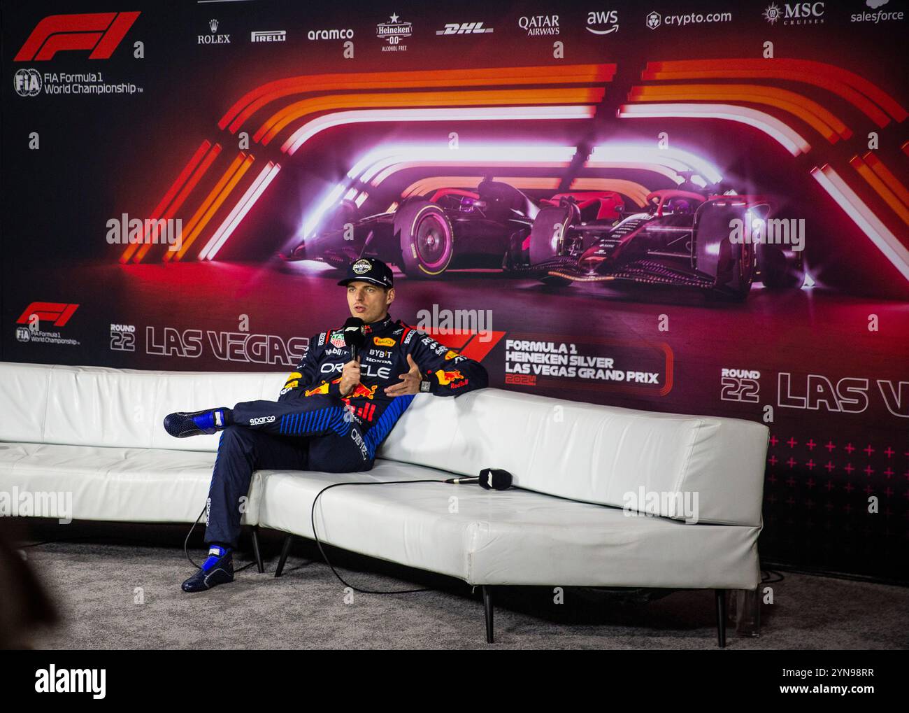November 23 2024 Las Vegas NV, USA Red Bull Racing driver Max ...