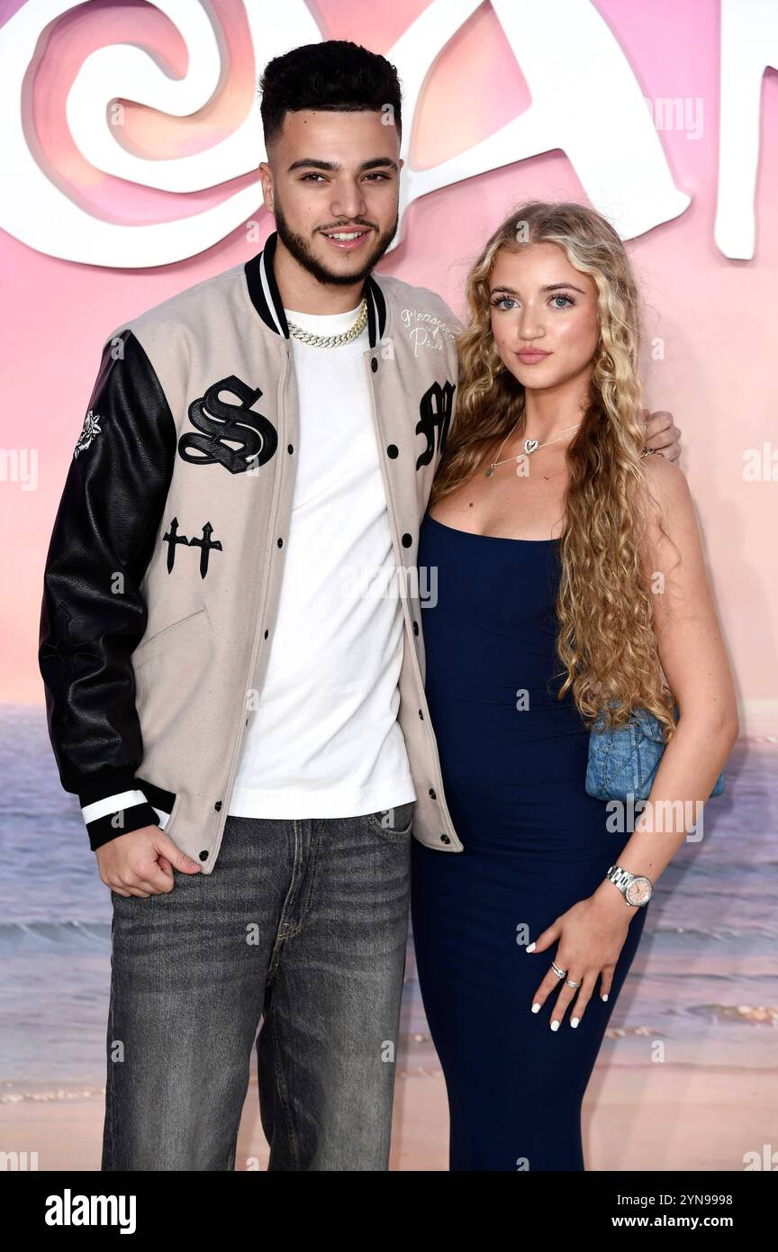 Junior Andre mit Schwester Princess Andre bei der Premiere des ...