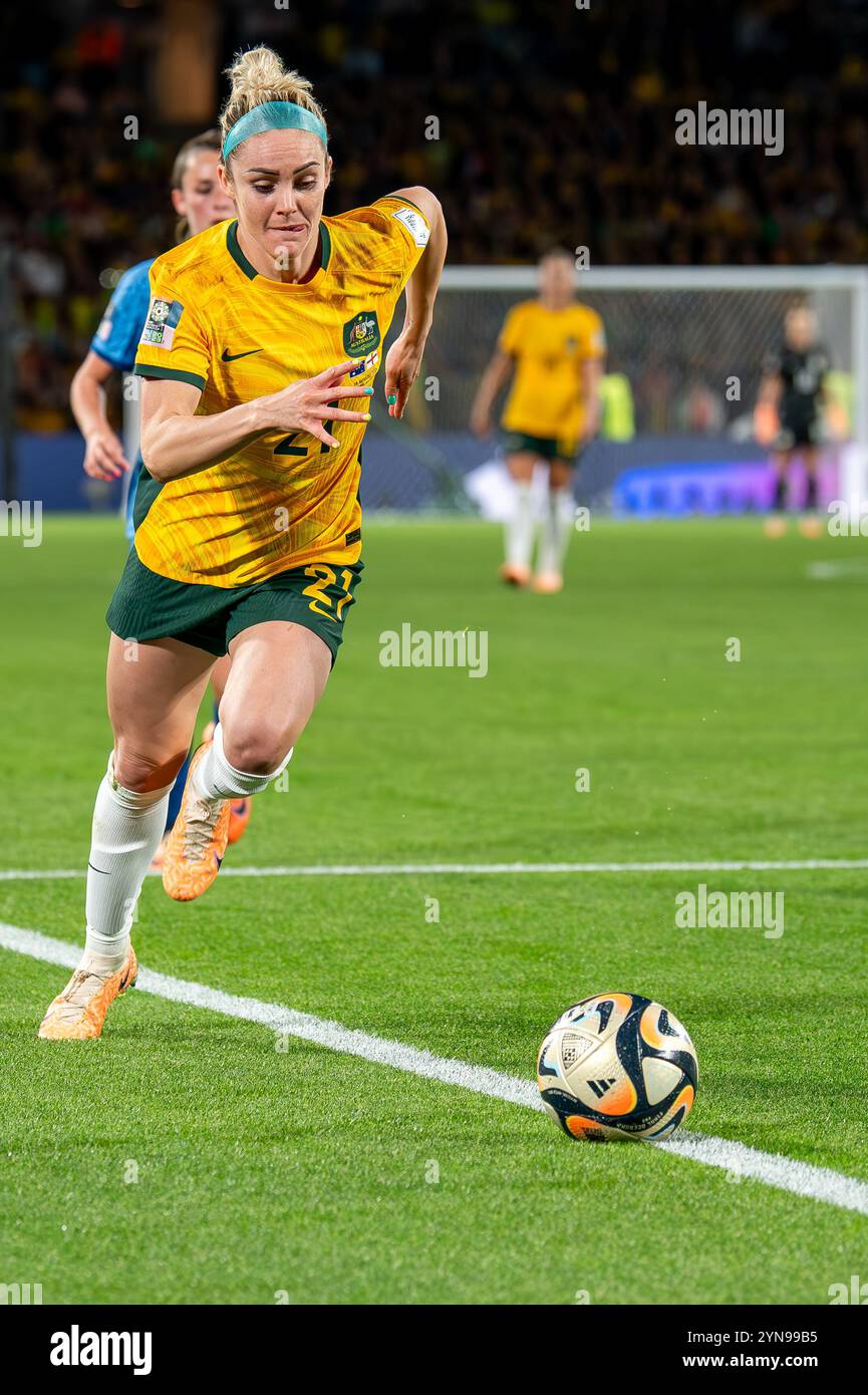 Australian Matilda Ellie Carpenter seen in action during the FIFA World ...