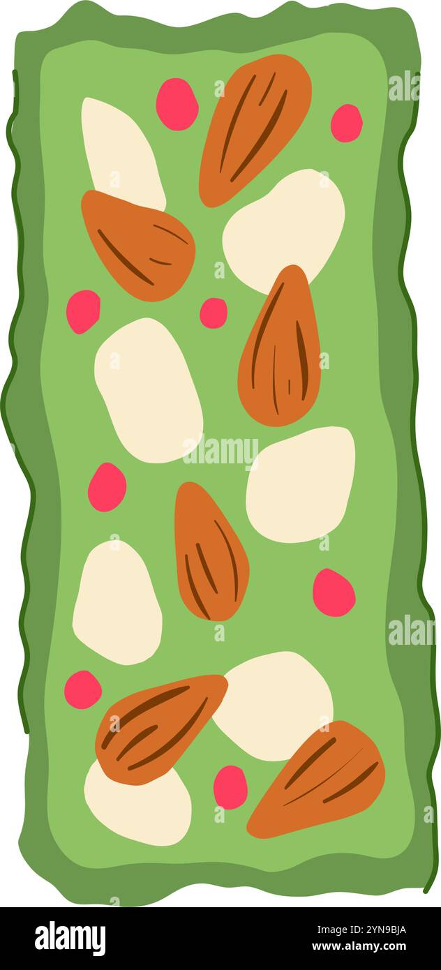 energy granola bar cartoon vector illustration Stock Vector Image & Art ...