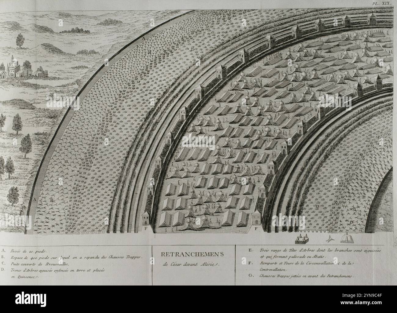 Gallic Wars (58 BC-51 BC). Siege of Alesia, 52 BC. The climactic ...