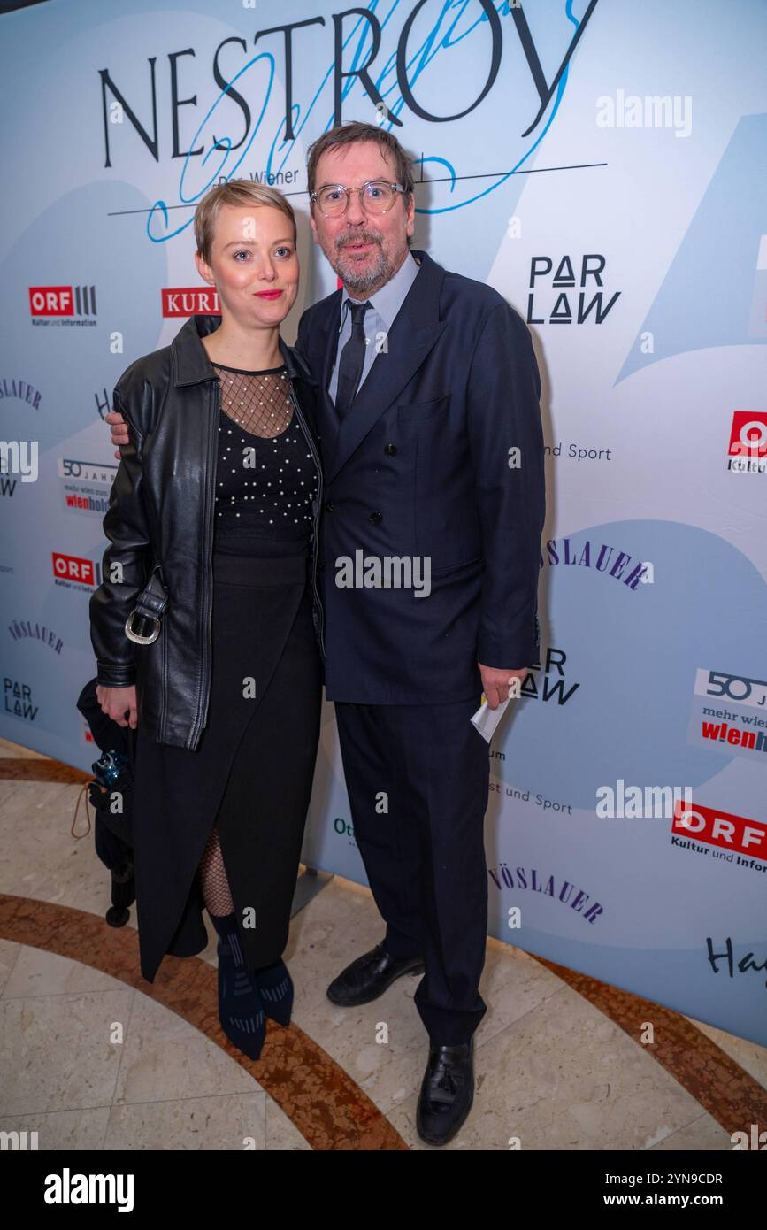 Vienna, Austria. 24th Nov, 2024. Nestroy Theatre Prize Award Ceremony ...