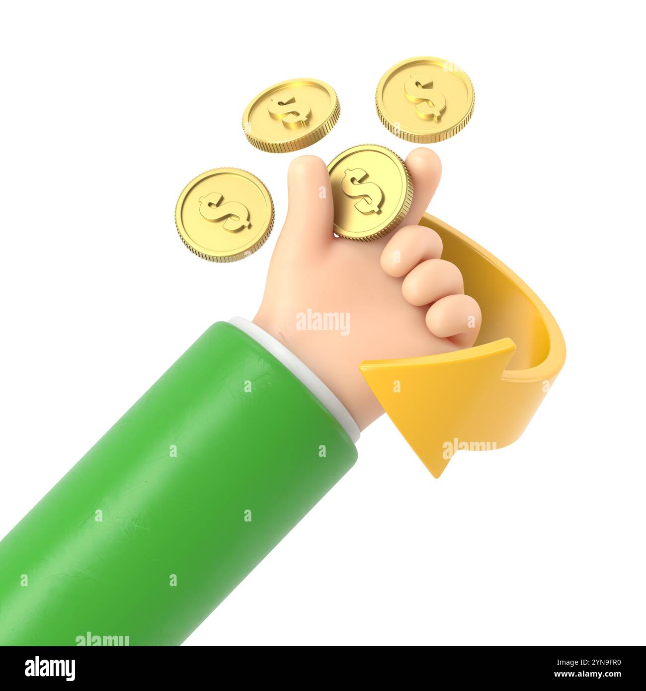 Cash back coin icon hi-res stock photography and images - Alamy