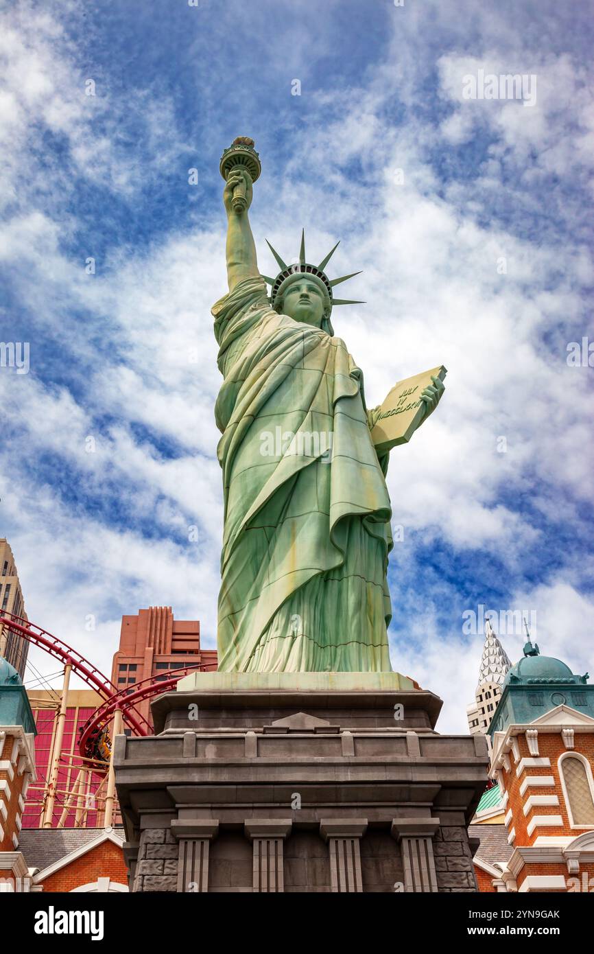 Replica statue liberty roller coaster hi-res stock photography and ...