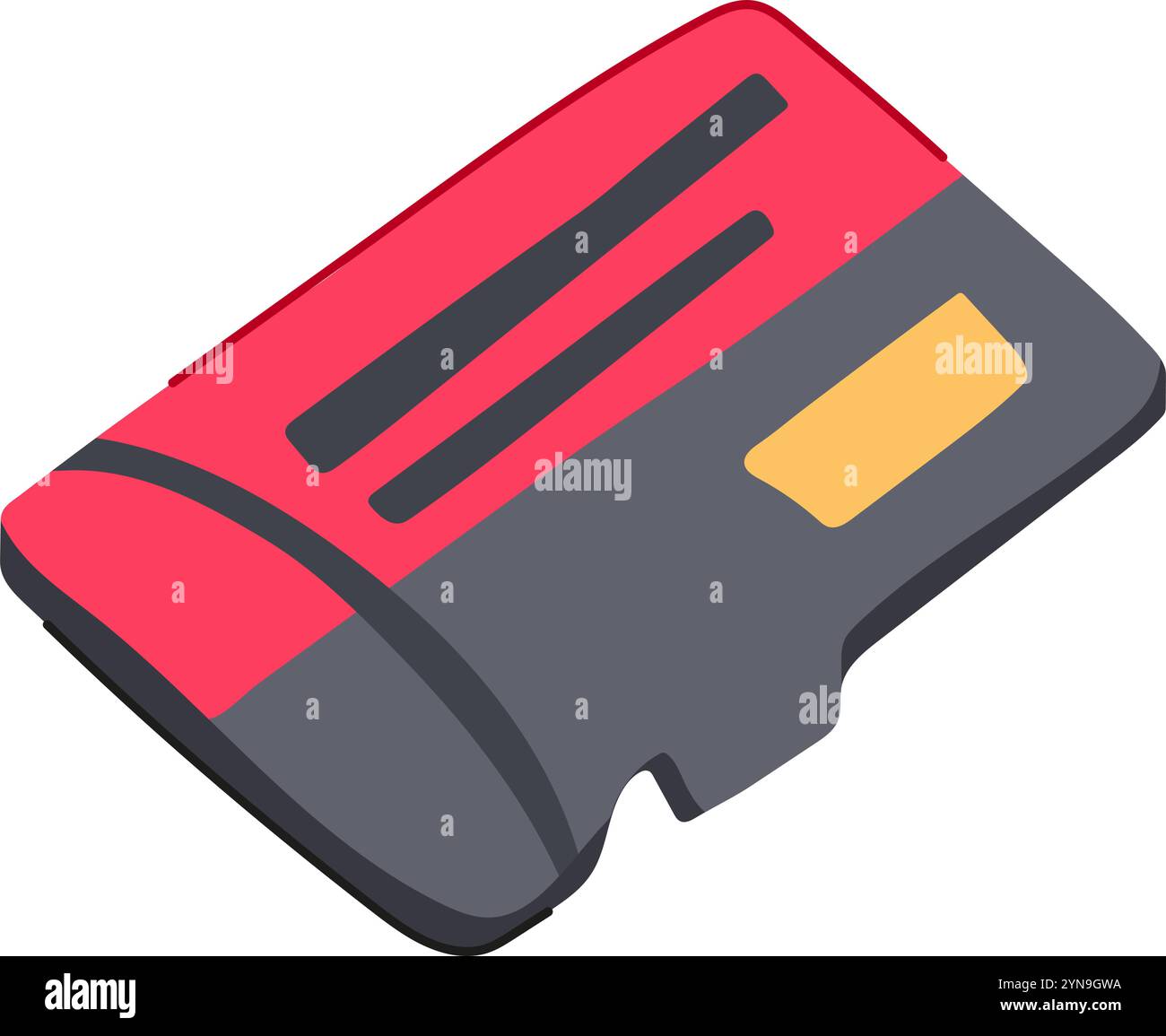 photos microsd card cartoon vector illustration Stock Vector Image ...