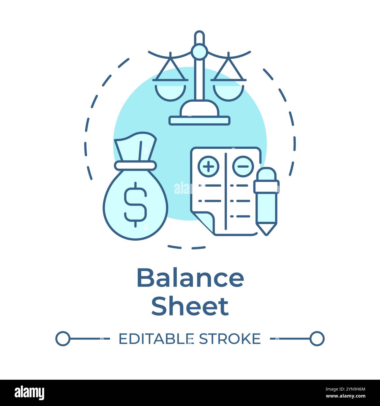 Financial report balance sheet Stock Vector Images - Alamy
