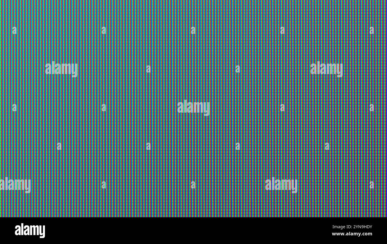 Tv Line Screen Or Crt Monitor Display Background With Led Grid Mesh Vector Pattern Tv Line