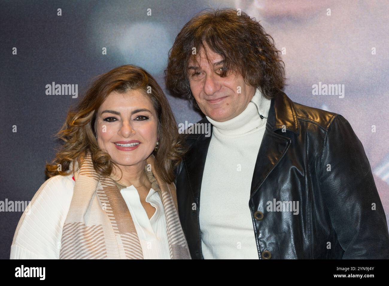 Turin, Italy. 24th Nov, 2024. Layaly Badr (left) and Paolo Maria Spina ...