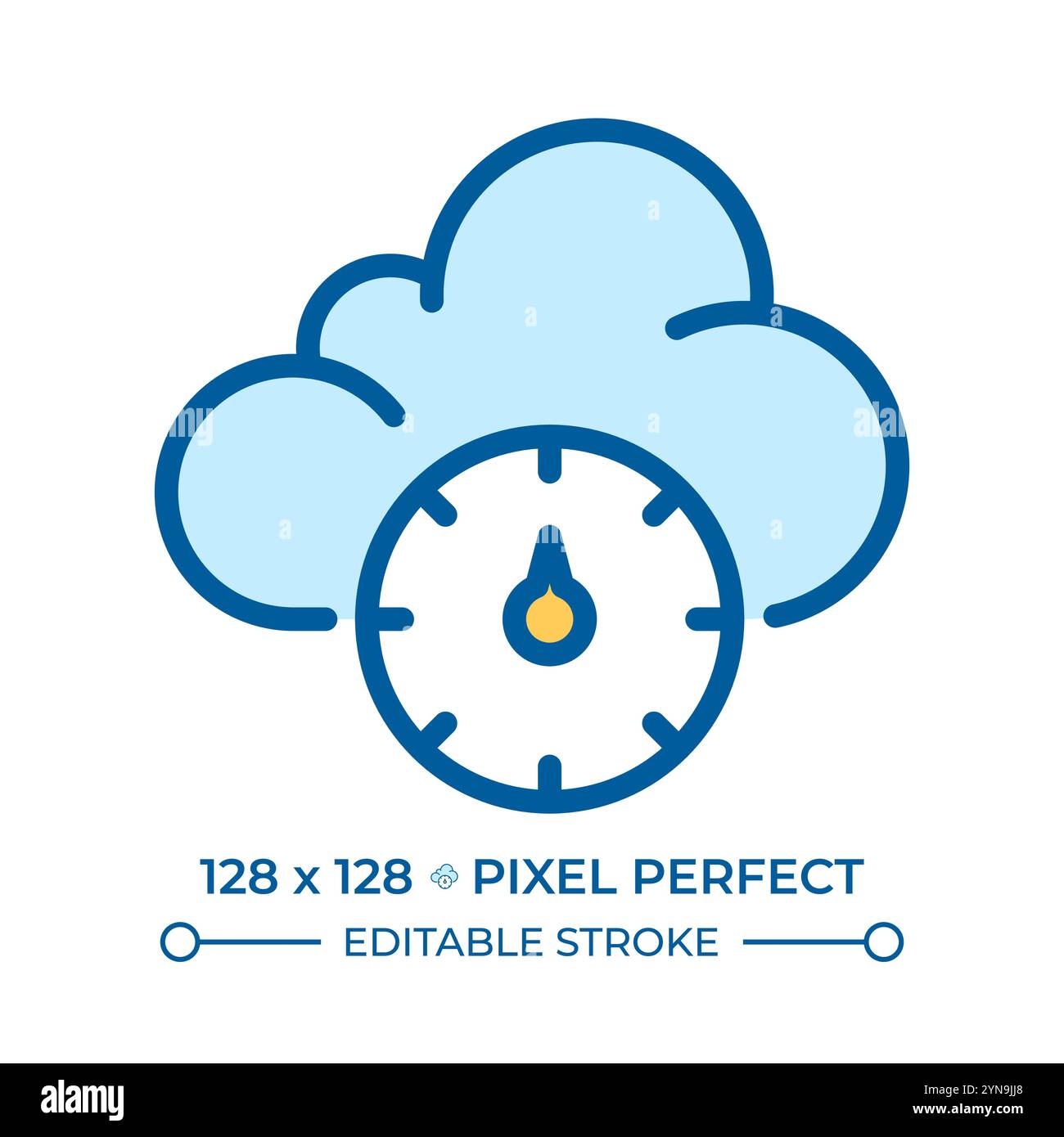 Atmospheric pressure RGB color icon Stock Vector Image & Art - Alamy