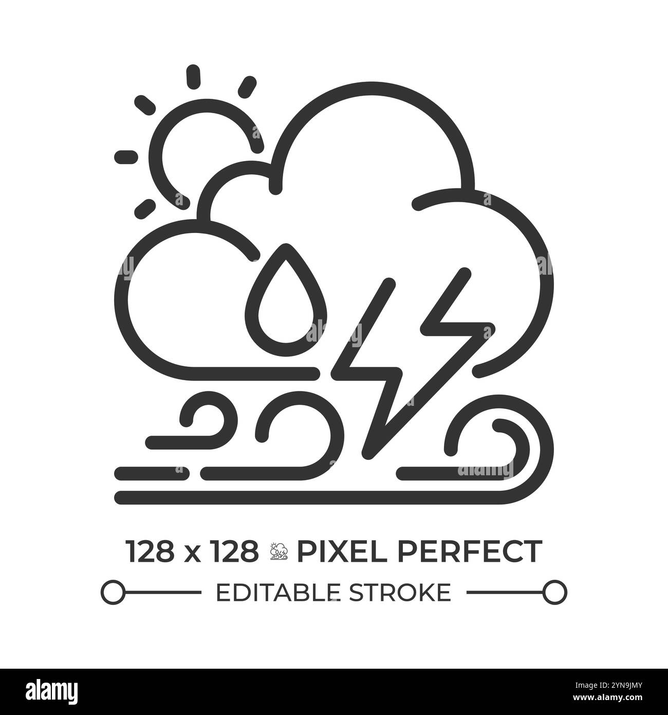 Atmospheric condition icon hi-res stock photography and images - Alamy