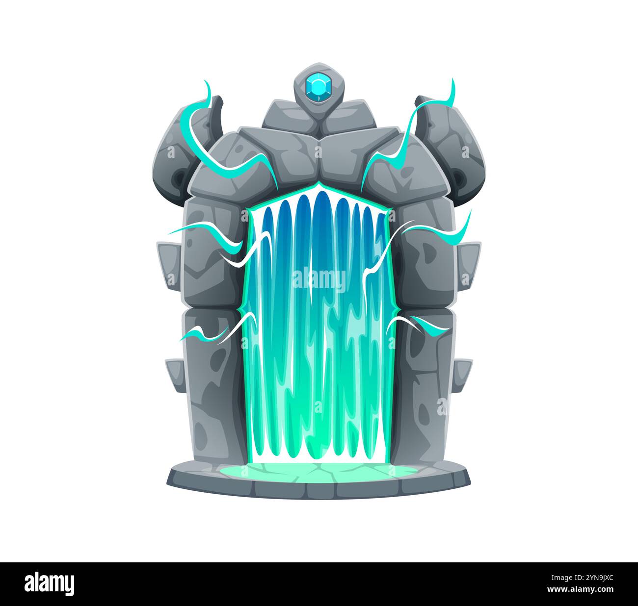 Light stone magic portal between hi-res stock photography and images - Alamy