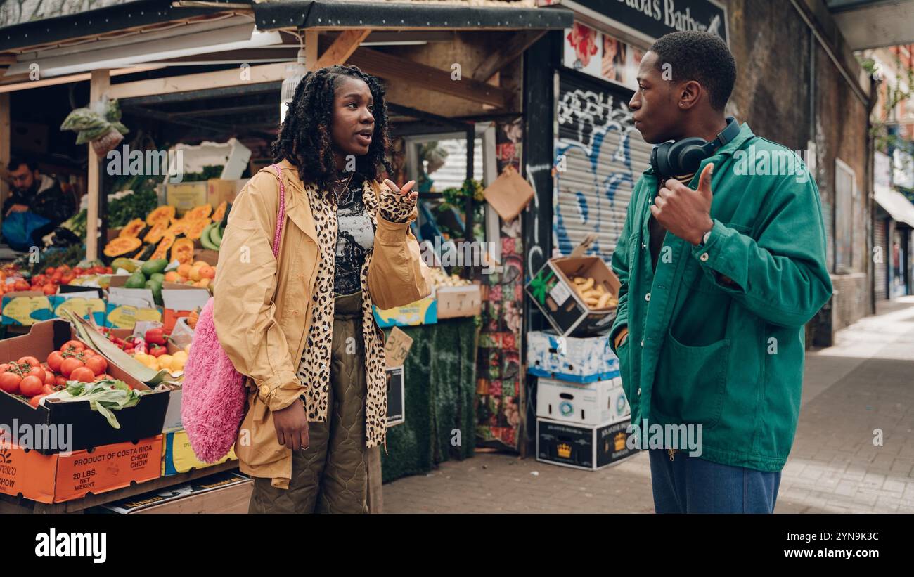 DAVID JONSSON and VIVIAN OPARAH in RYE LANE (2023), directed by RAINE ...