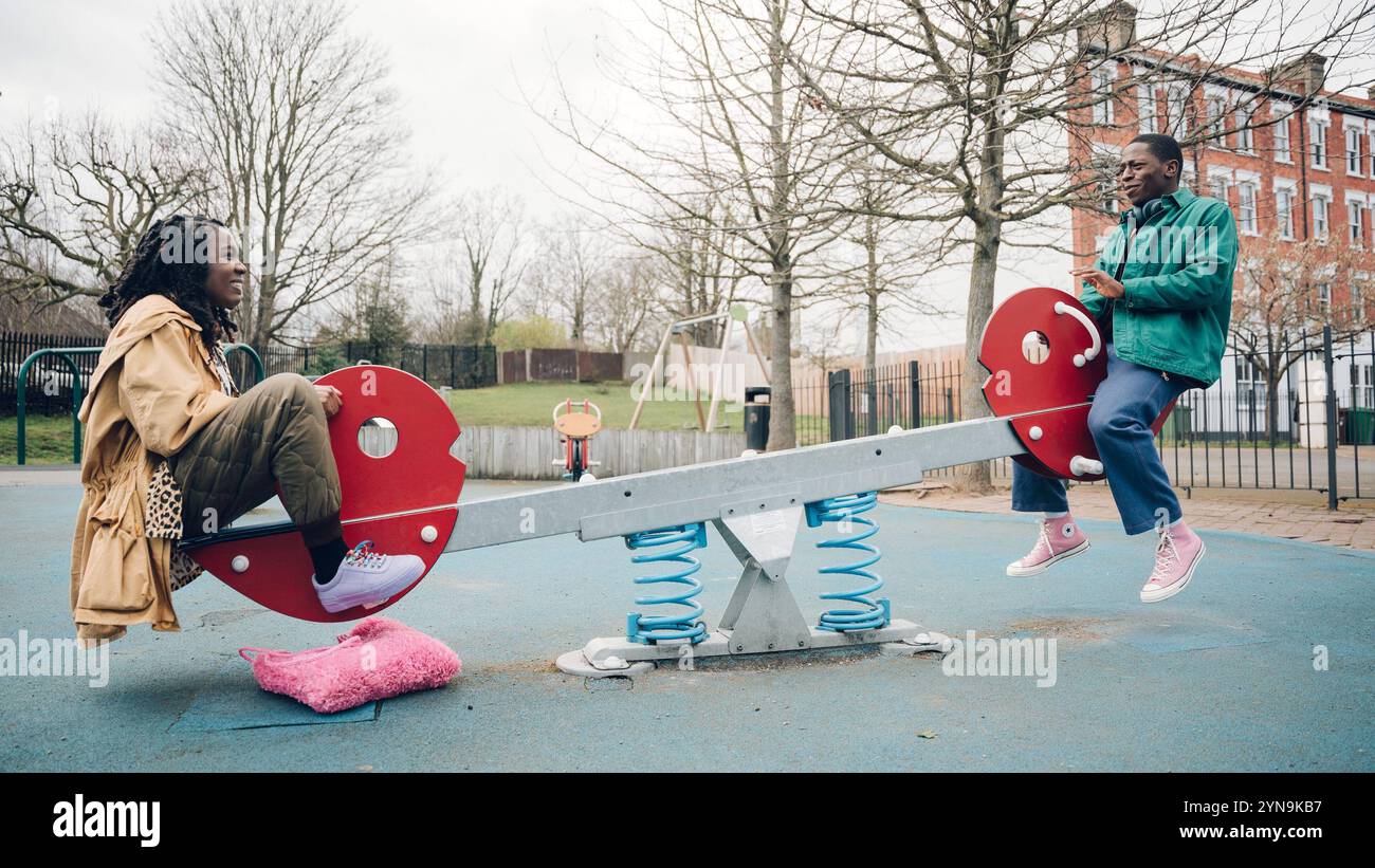 DAVID JONSSON and VIVIAN OPARAH in RYE LANE (2023), directed by RAINE ...