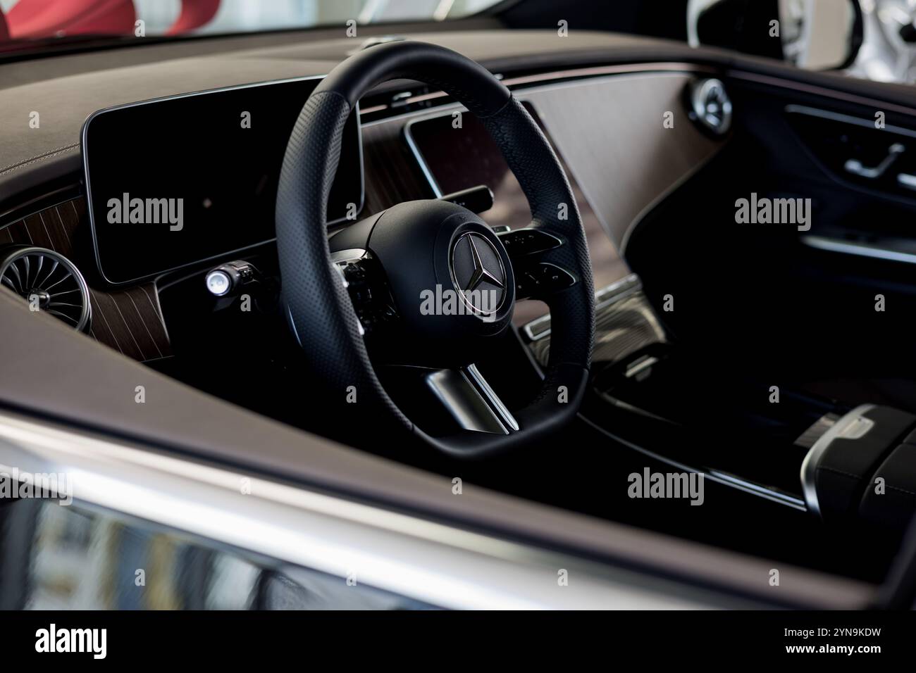 Minsk, Belarus, November 25, 2024 - Modern Mercedes EQE 500 Car ...