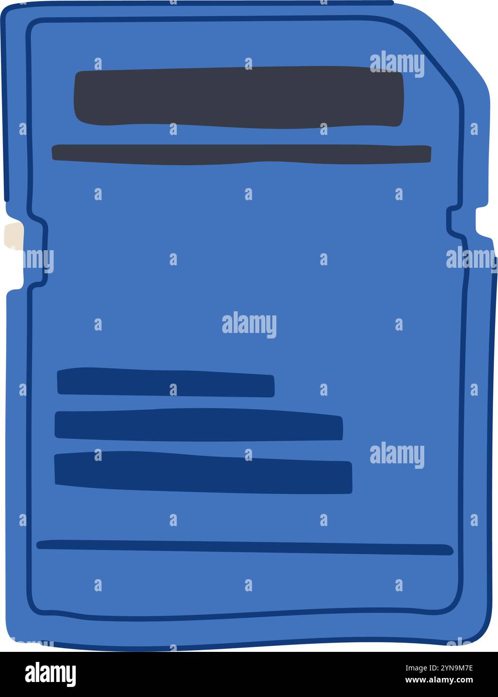 memory sd card cartoon vector illustration Stock Vector Image & Art - Alamy